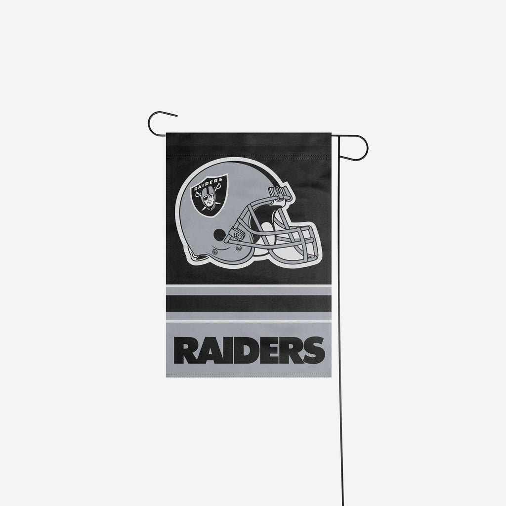Las Vegas Raiders Colorblock Helmet Garden Flag FOCO