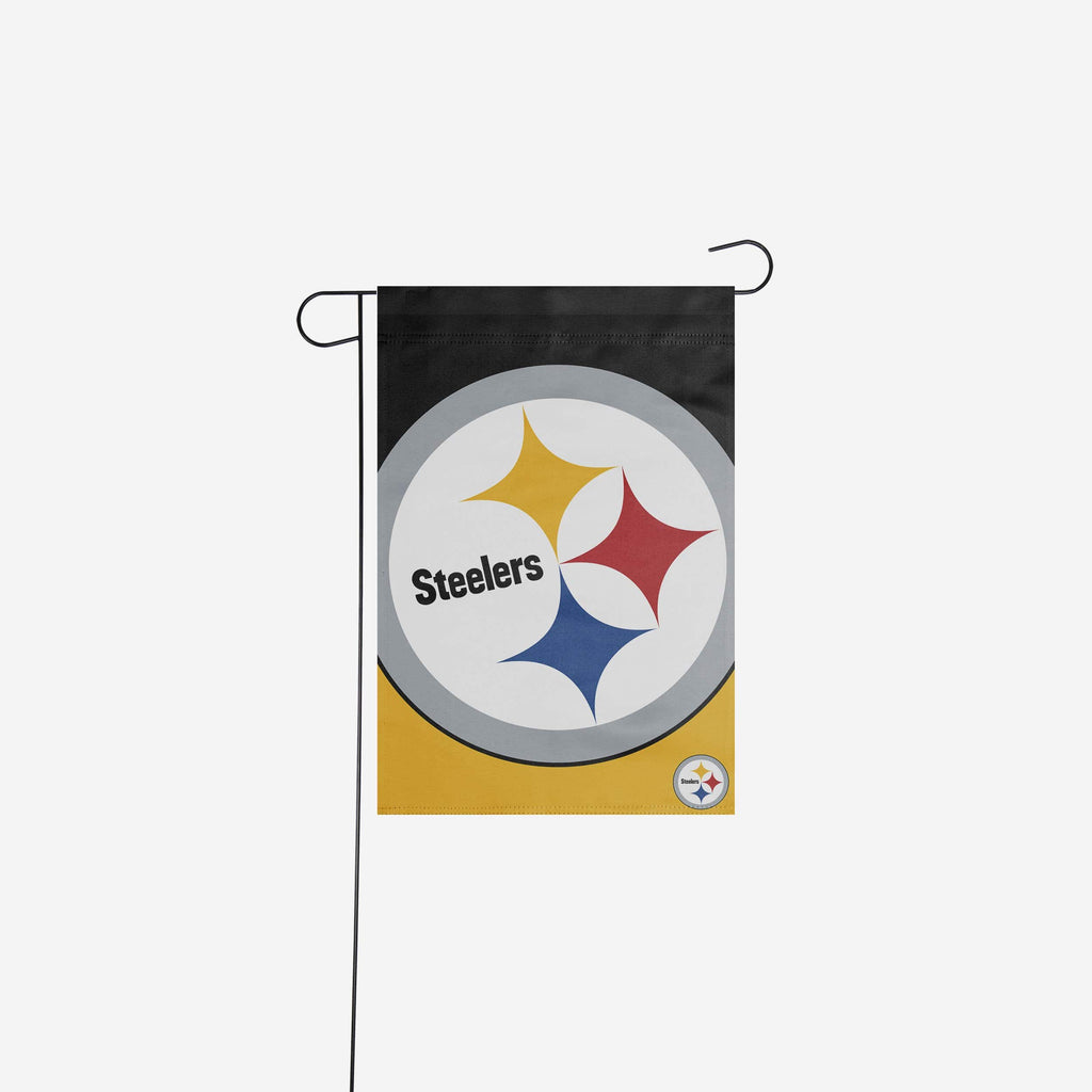 Pittsburgh Steelers Colorblock Helmet Garden Flag FOCO