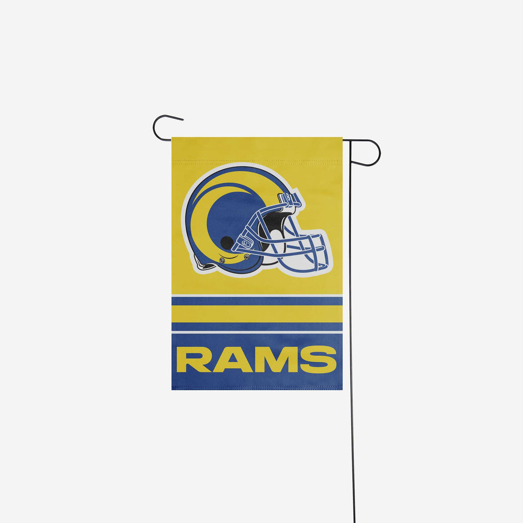 Los Angeles Rams Colorblock Helmet Garden Flag FOCO