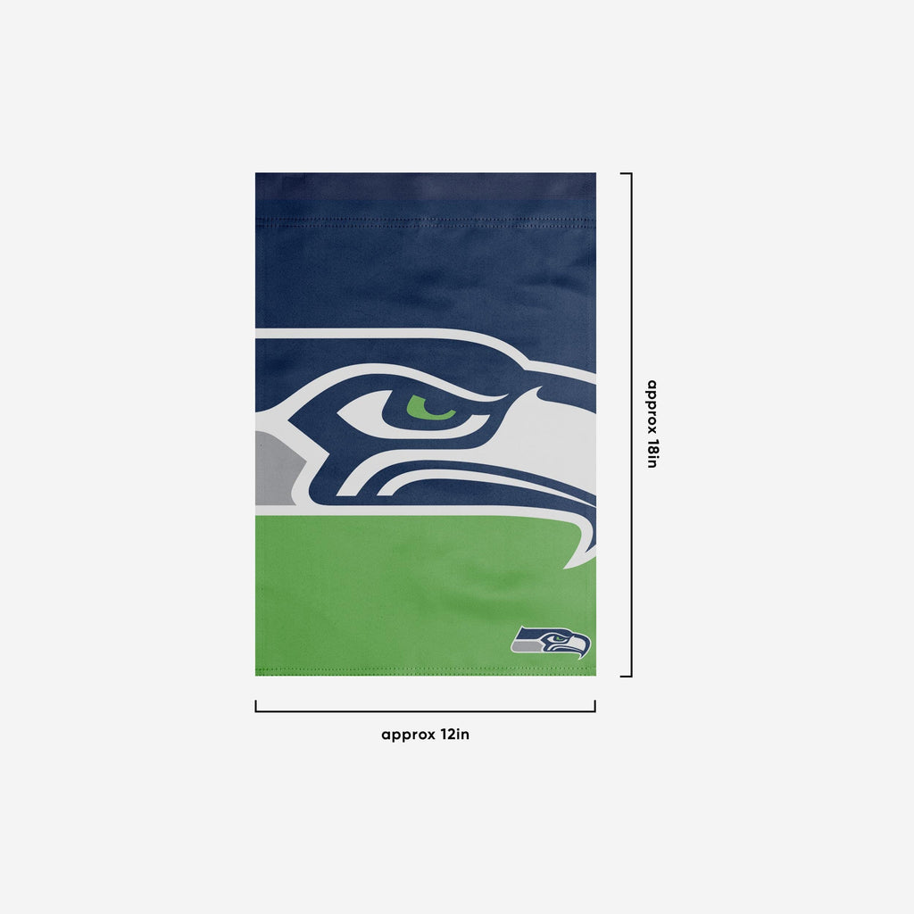 Seattle Seahawks Colorblock Helmet Garden Flag FOCO