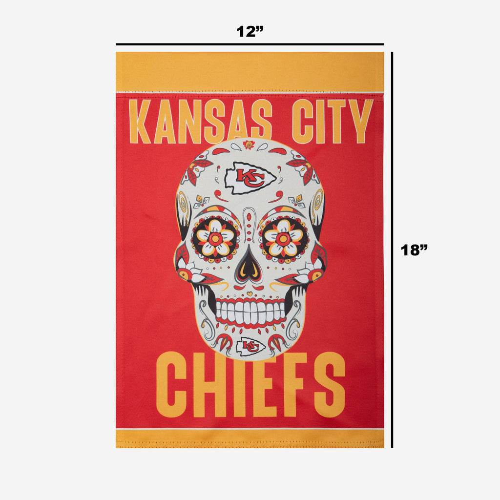 Kansas City Chiefs Day of the Dead Garden Flag FOCO