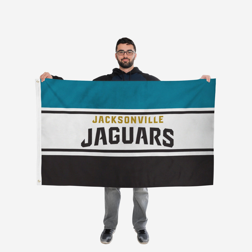 Jacksonville Jaguars Horizontal Flag FOCO