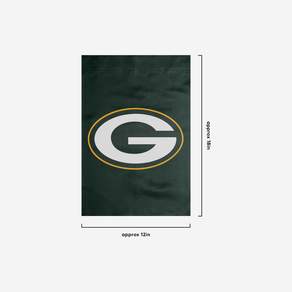 Green Bay Packers Solid Garden Flag FOCO