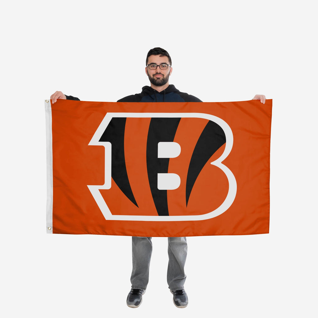 Cincinnati Bengals Solid Horizontal Flag FOCO