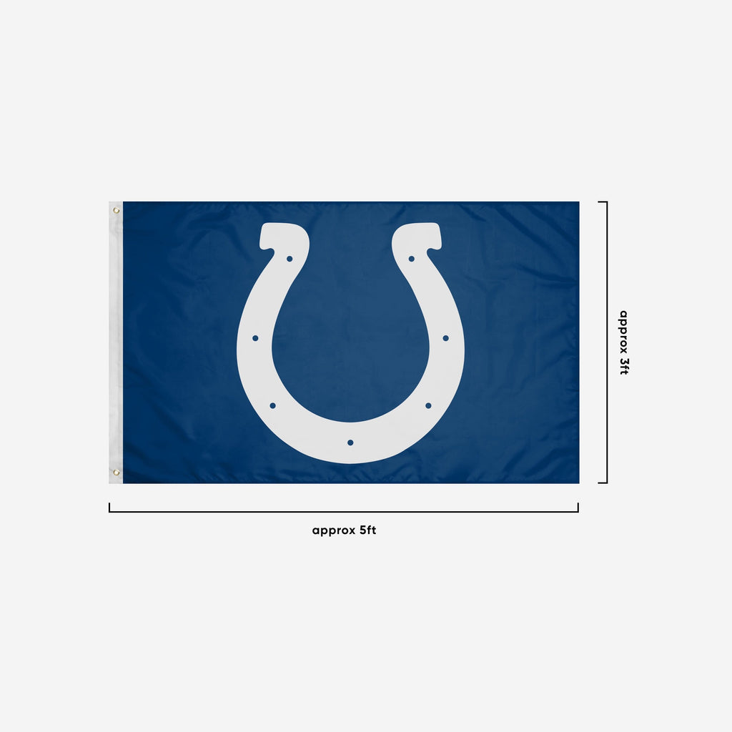 Indianapolis Colts Solid Horizontal Flag FOCO