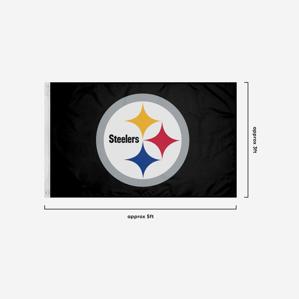 Pittsburgh Steelers Solid Horizontal Flag FOCO