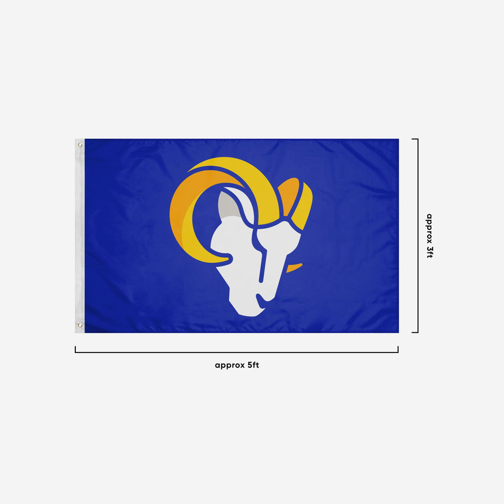 Los Angeles Rams Solid Horizontal Flag FOCO