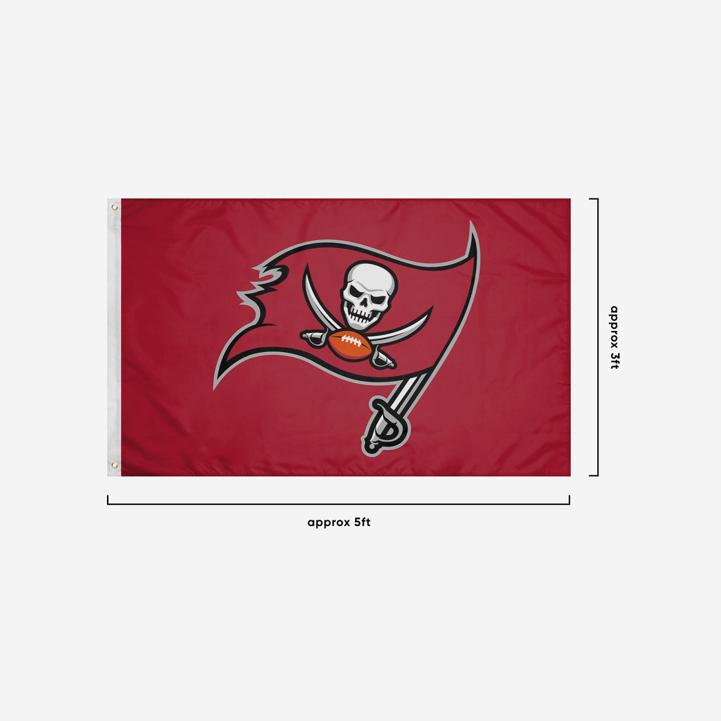 Tampa Bay Buccaneers Solid Horizontal Flag FOCO