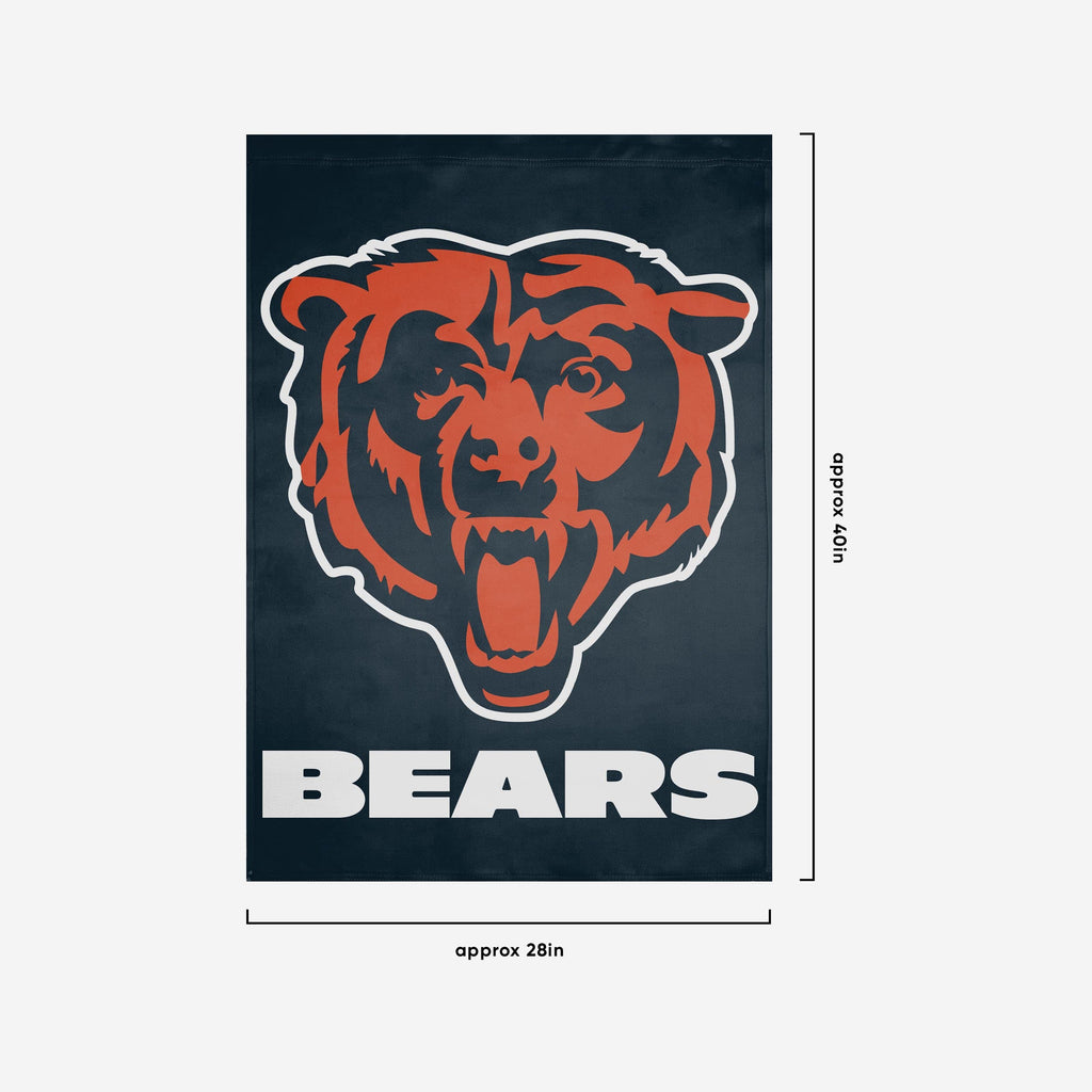 Chicago Bears Solid Vertical Flag FOCO
