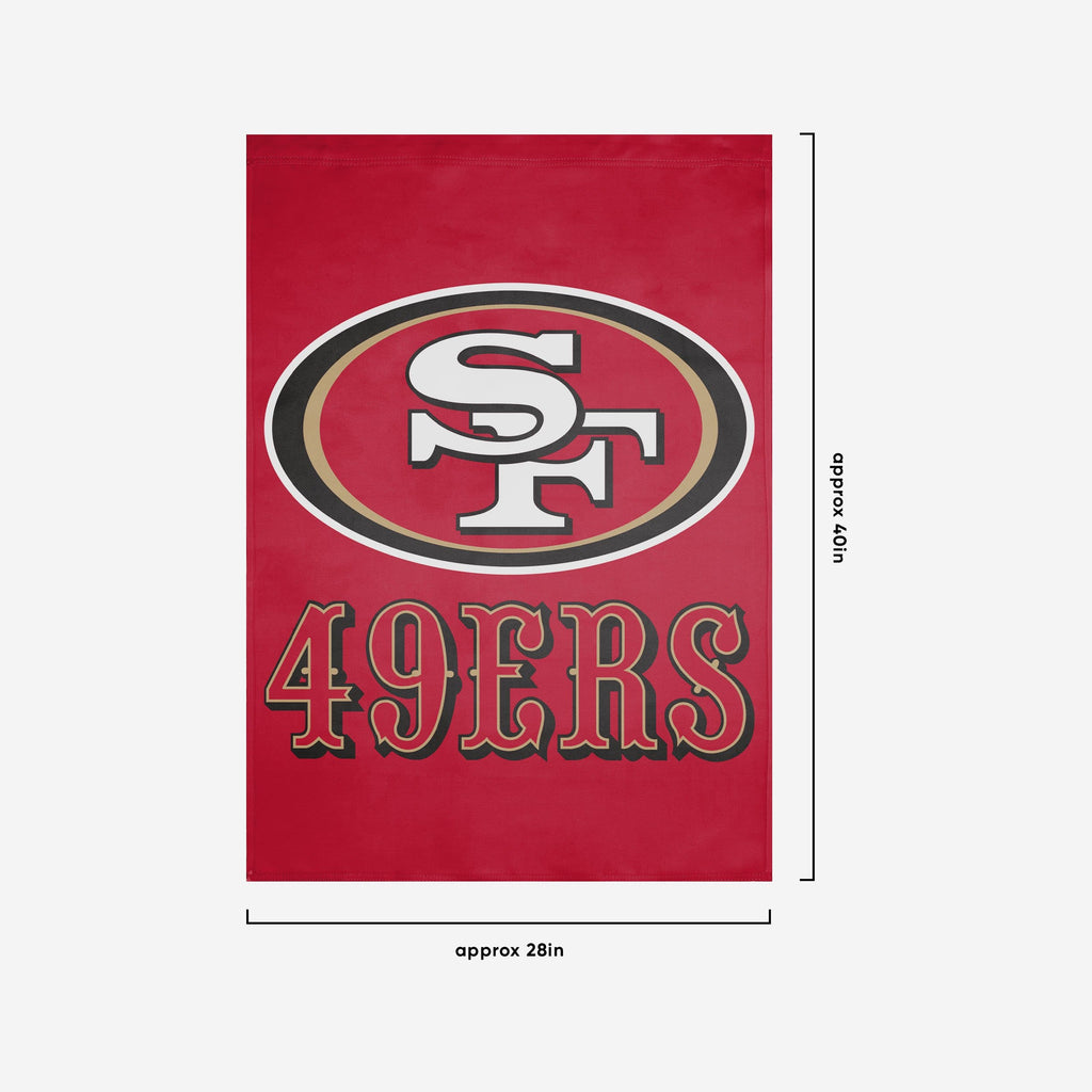San Francisco 49ers Solid Vertical Flag FOCO
