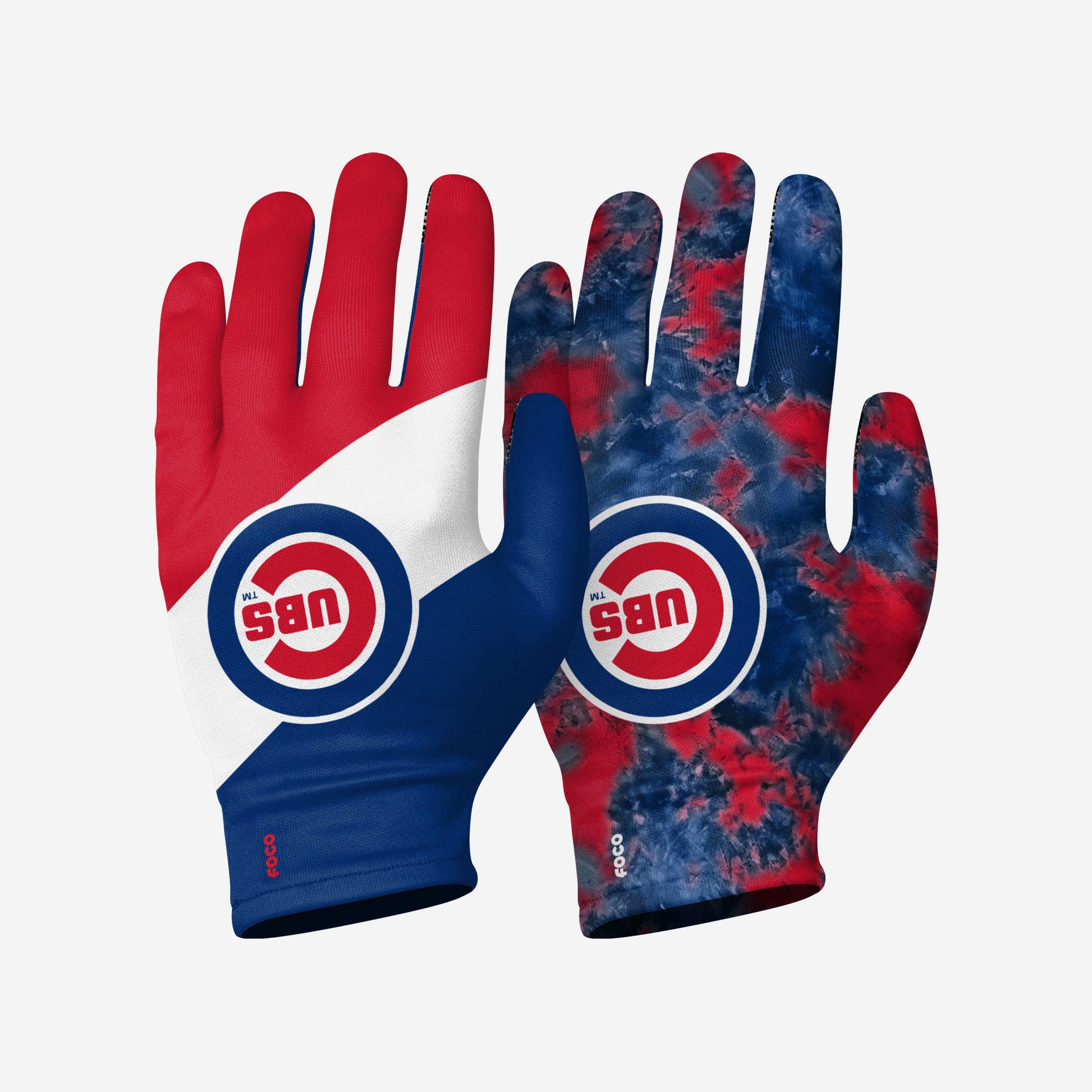 Chicago Cubs 2 Pack Reusable Stretch Gloves FOCO