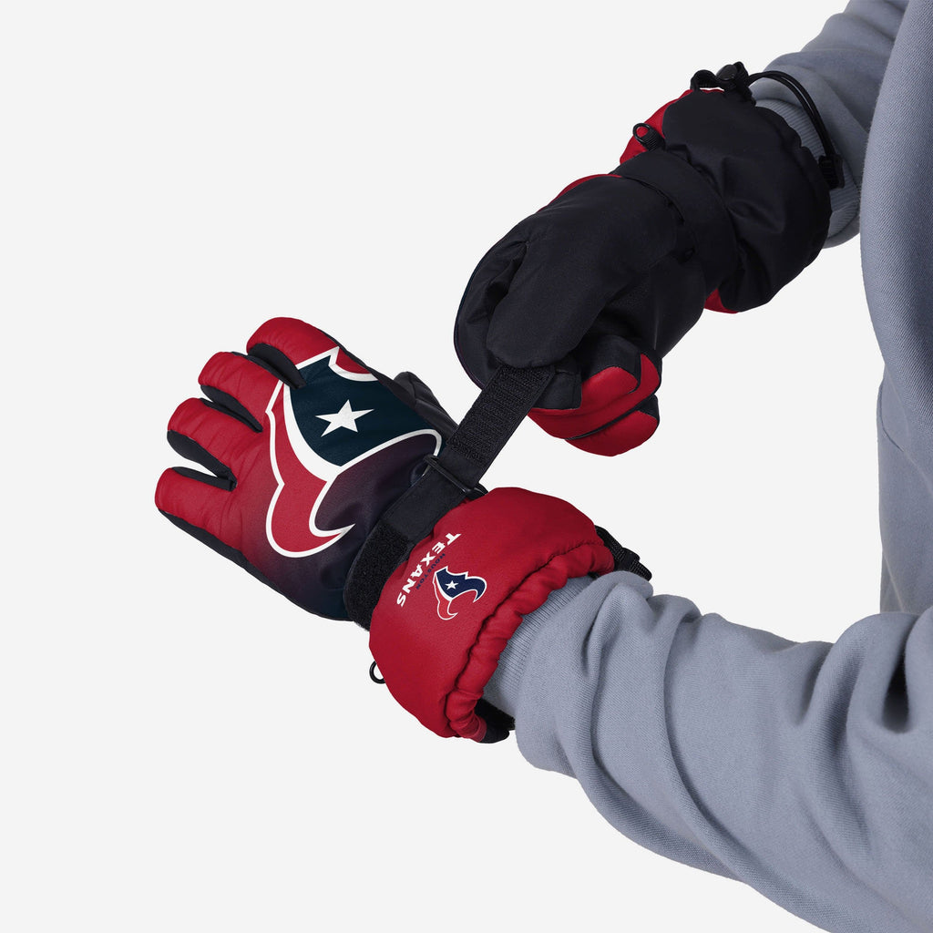 Houston Texans Gradient Logo Insulated Gloves FOCO