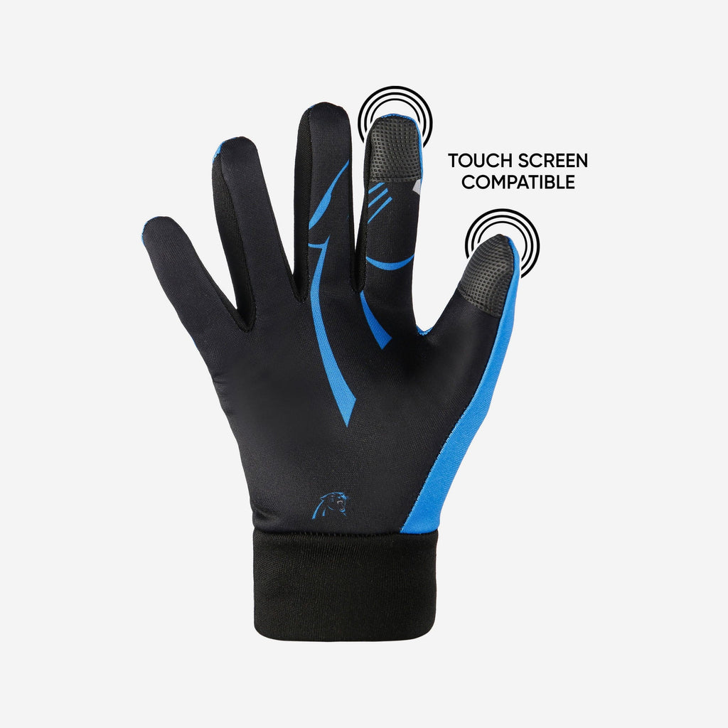 Carolina Panthers Palm Logo Texting Gloves FOCO