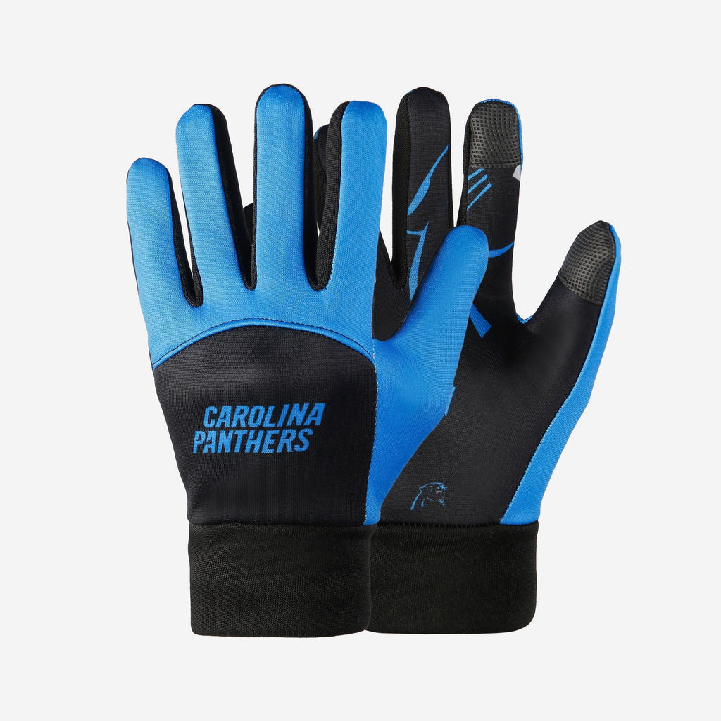 Carolina Panthers Palm Logo Texting Gloves FOCO