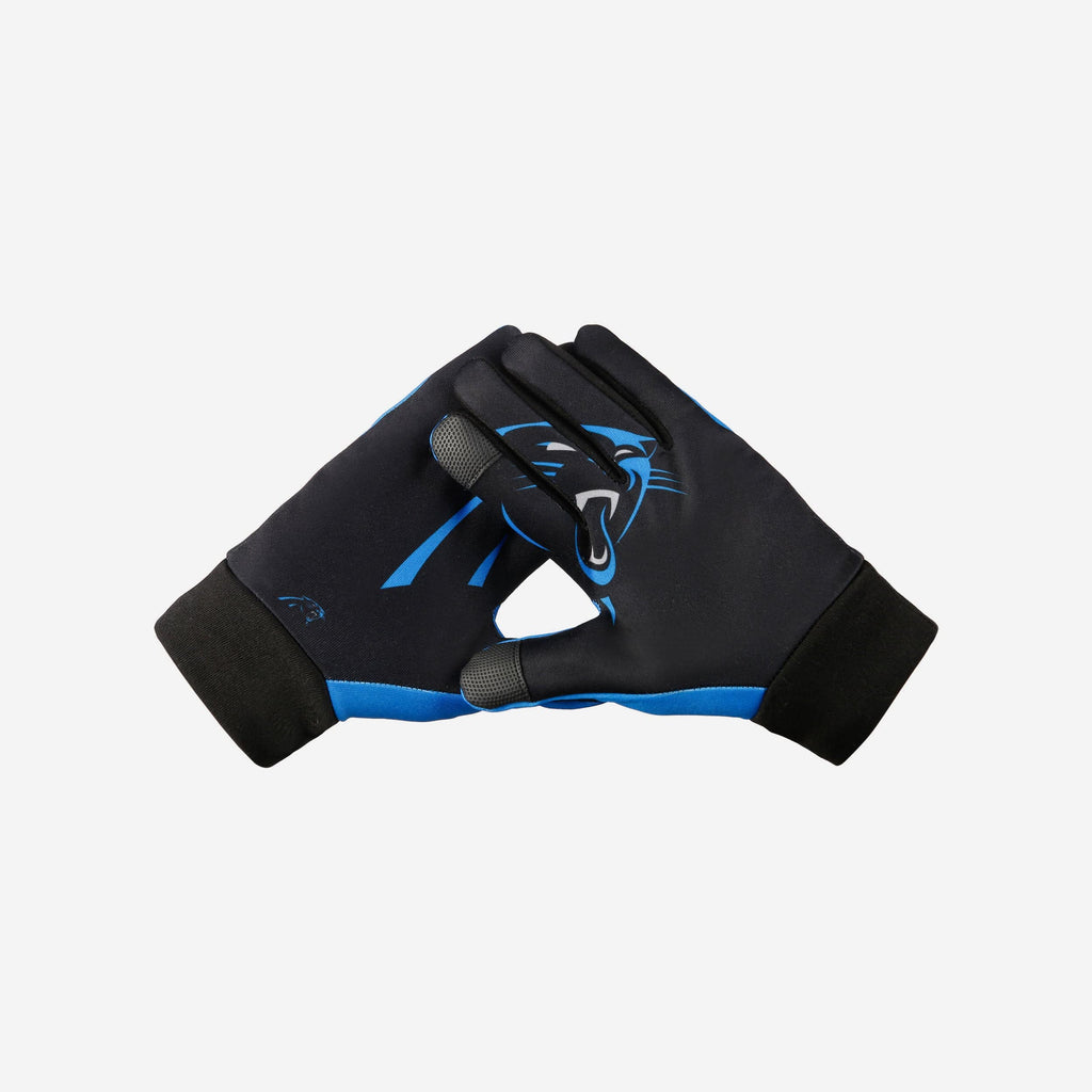 Carolina Panthers Palm Logo Texting Gloves FOCO