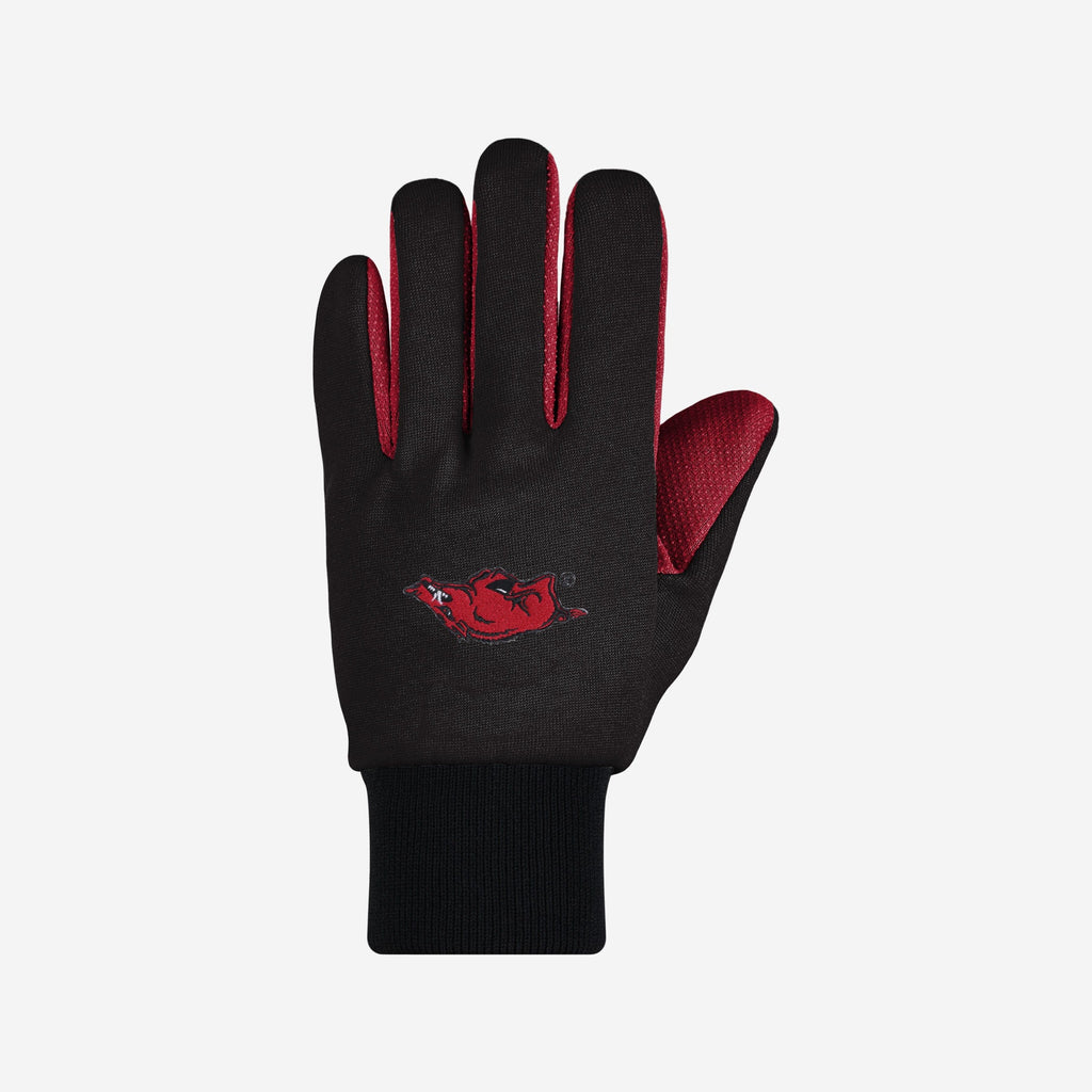 Arkansas Razorbacks Colored Palm Utility Gloves FOCO