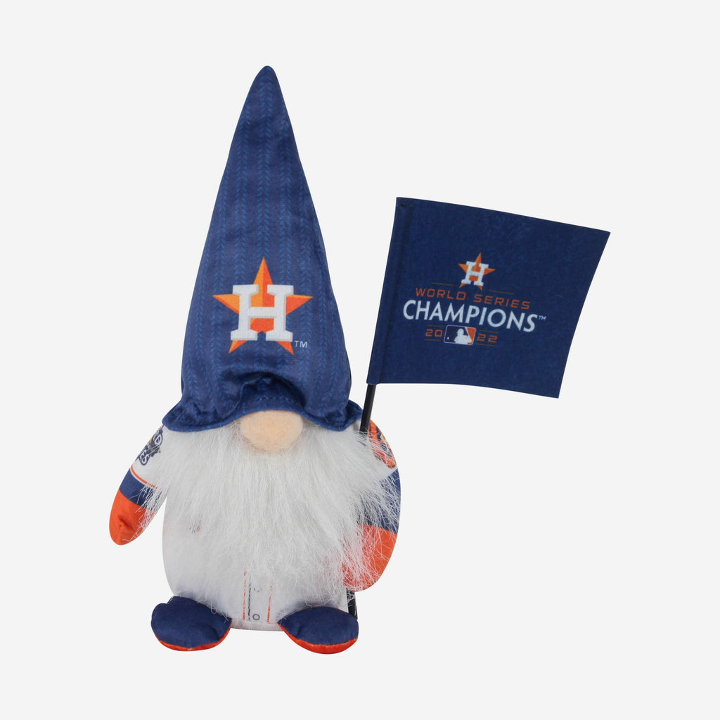 Houston Astros 2022 World Series Champions Harvest Plush Gnome Holding FOCO