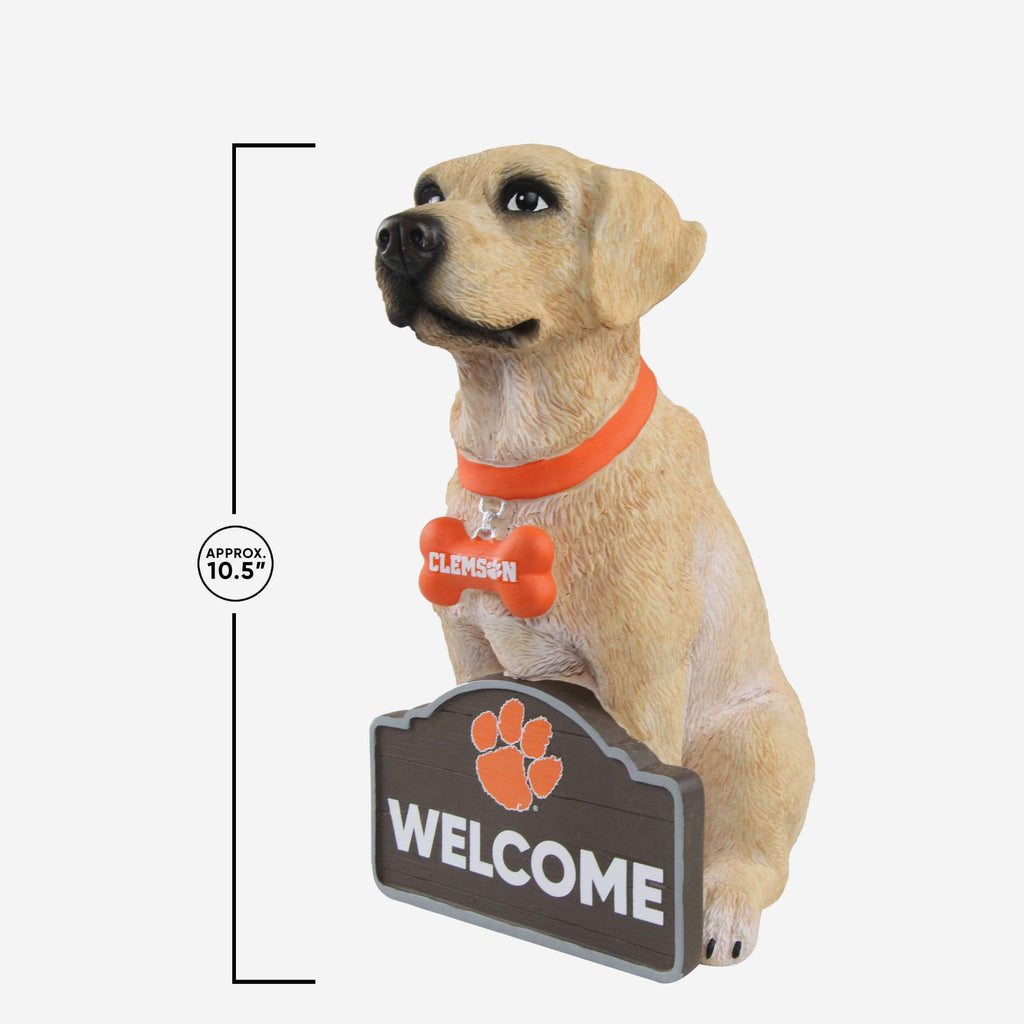 Clemson Tigers Yellow Labrador Statue FOCO