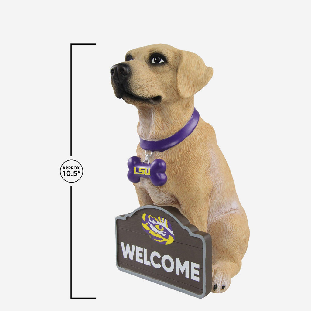 LSU Tigers Yellow Labrador Statue FOCO