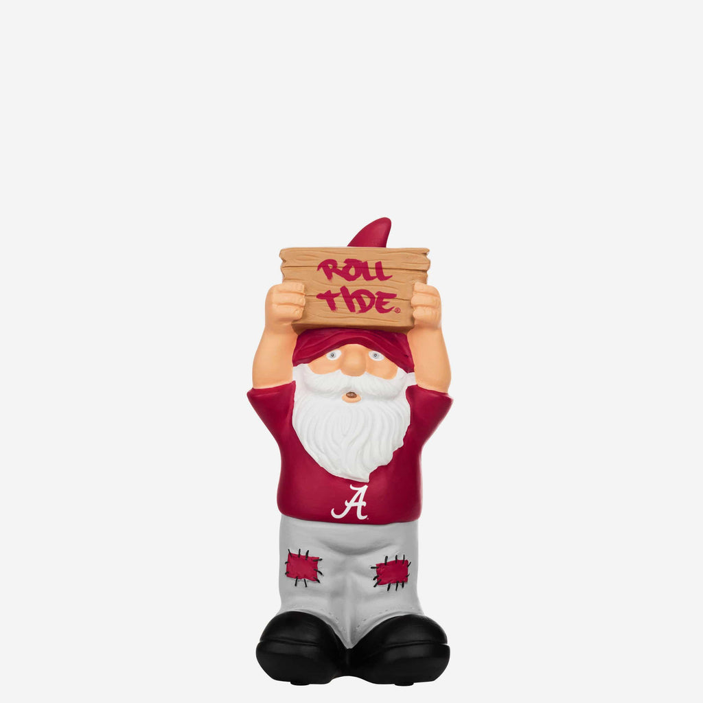 Alabama Crimson Tide Slogan Sign Mini Gnome FOCO