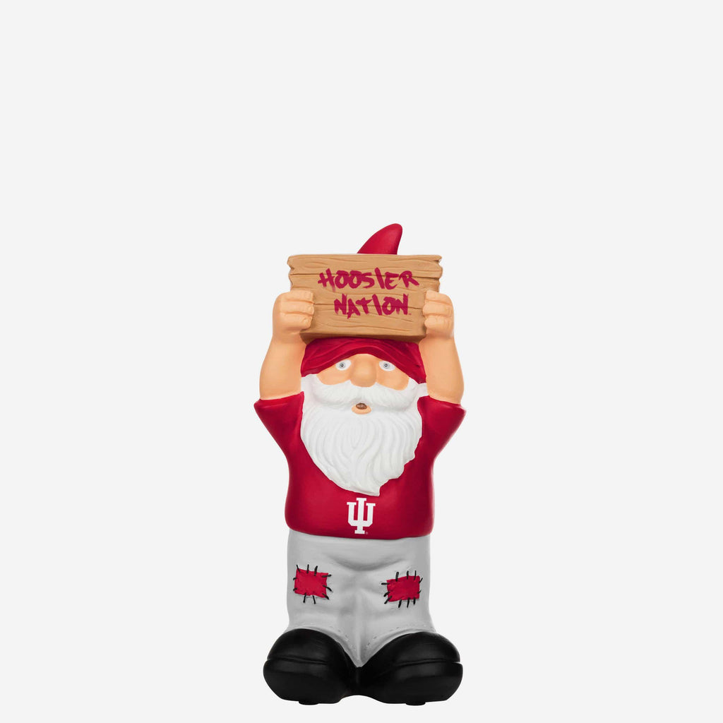 Indiana Hoosiers Slogan Sign Mini Gnome FOCO