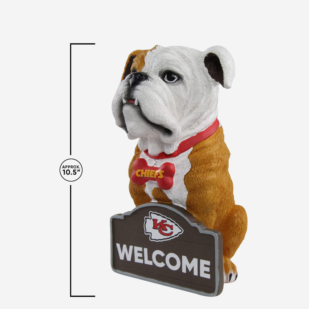 Kansas City Chiefs Bulldog Statue FOCO