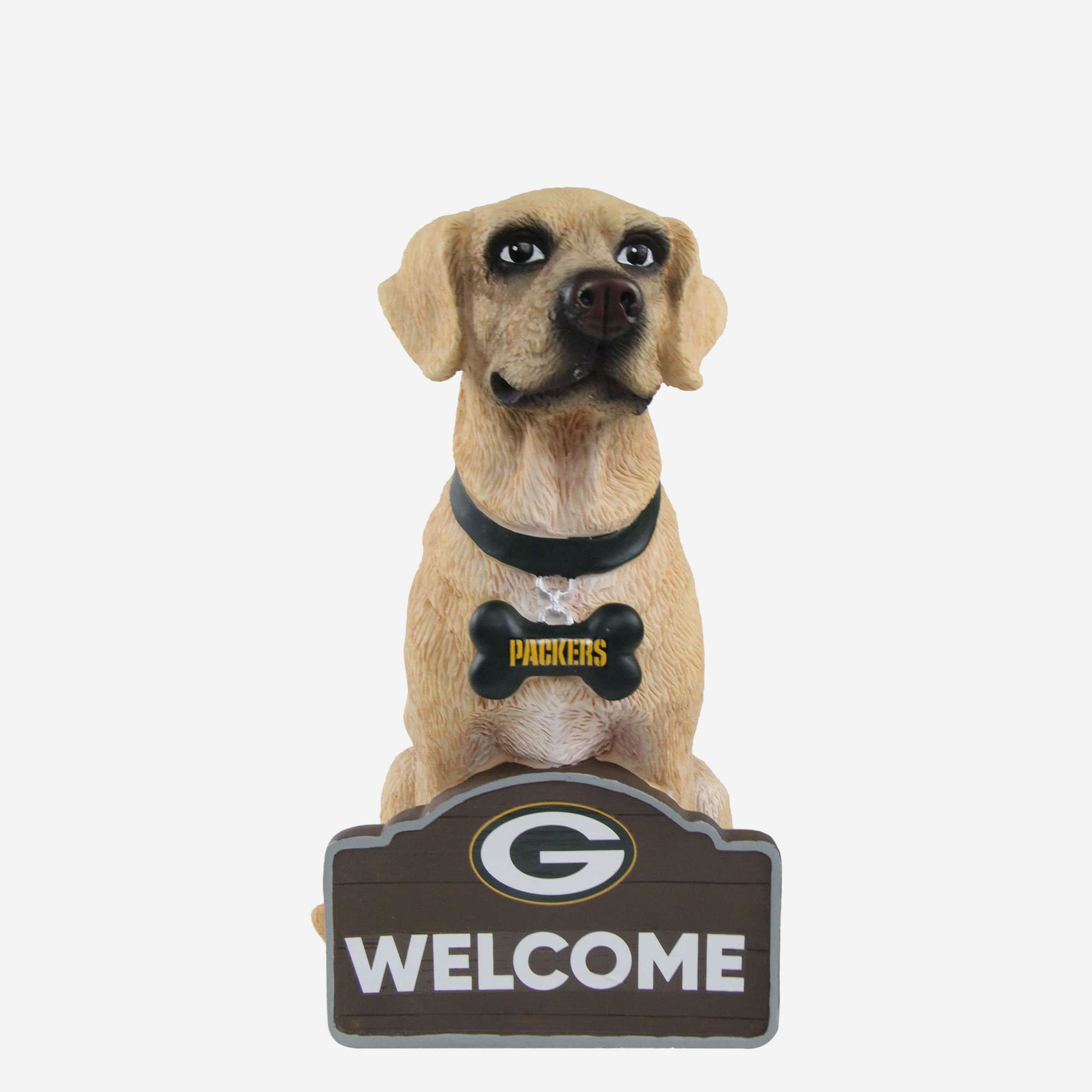 Green Bay Packers Yellow Labrador Statue FOCO