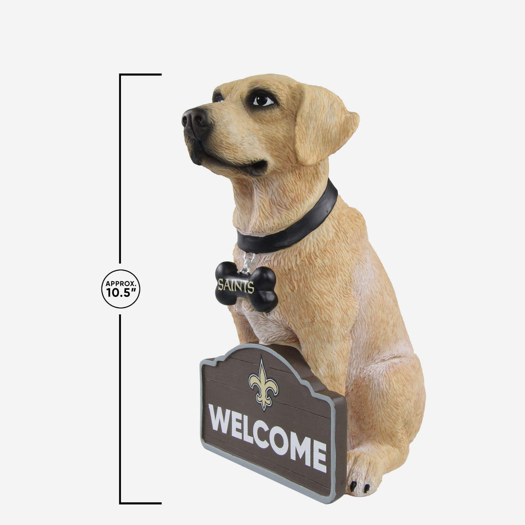 New Orleans Saints Yellow Labrador Statue FOCO