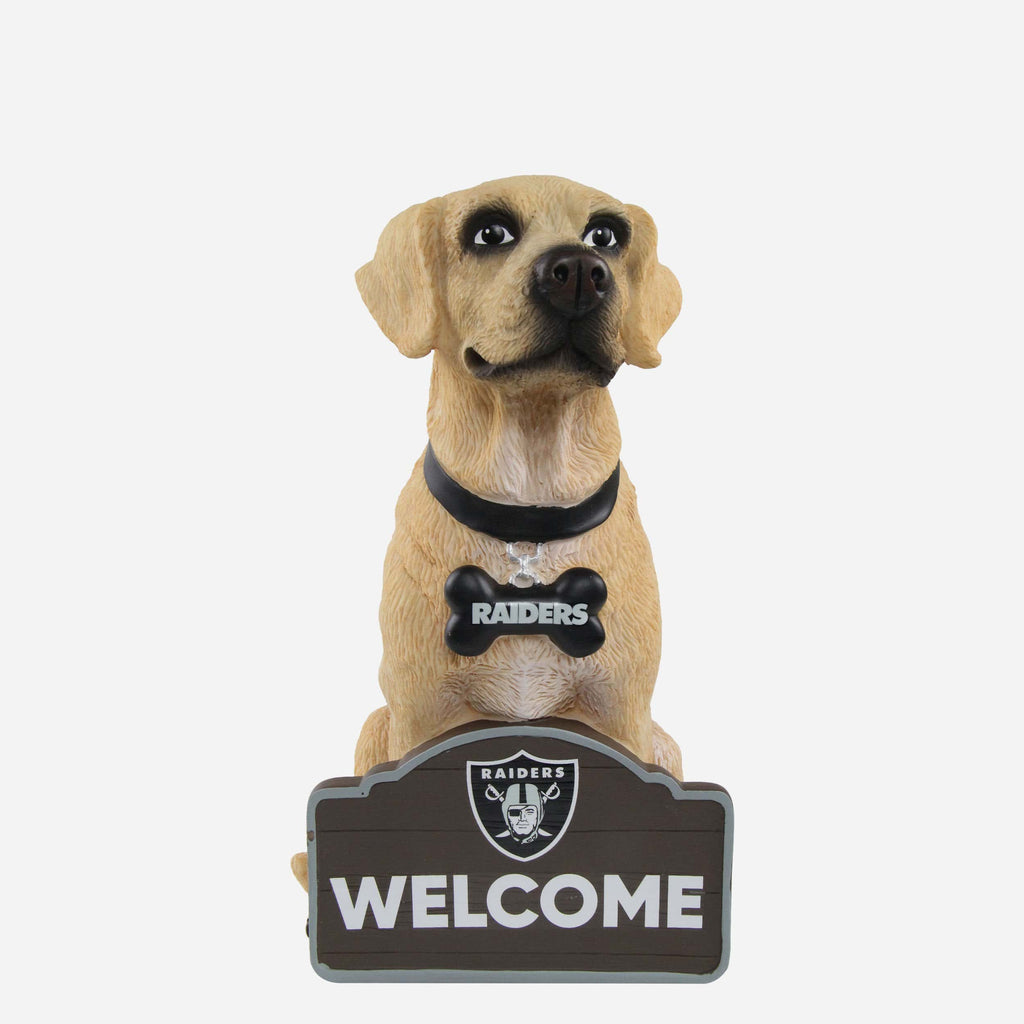Las Vegas Raiders Yellow Labrador Statue FOCO