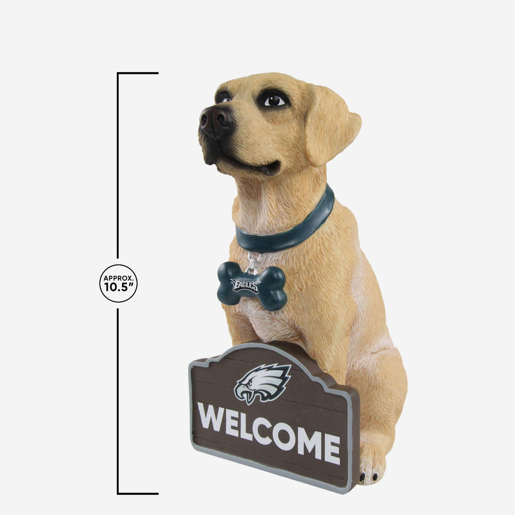 Philadelphia Eagles Yellow Labrador Statue FOCO