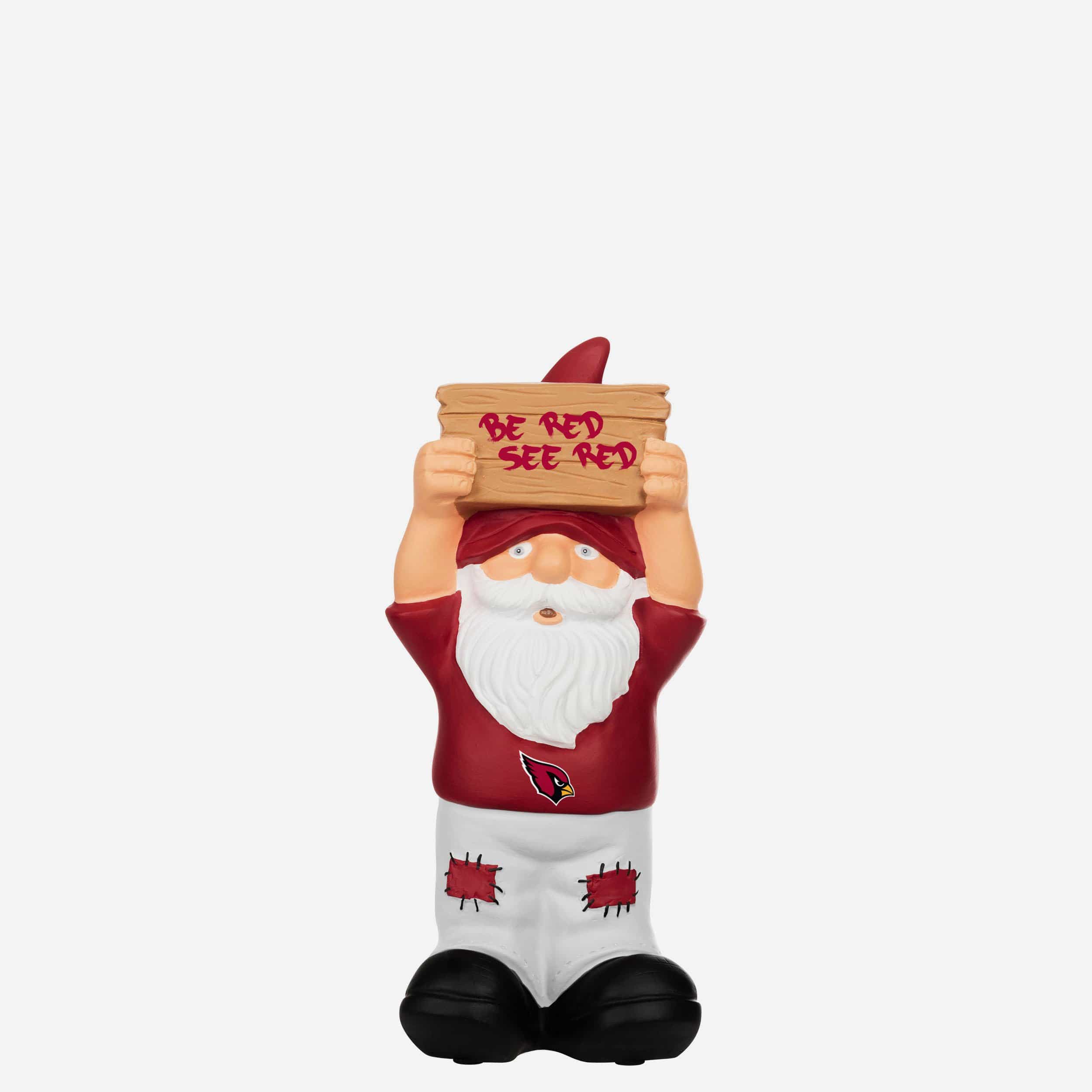Arizona Cardinals Slogan Sign Mini Gnome FOCO