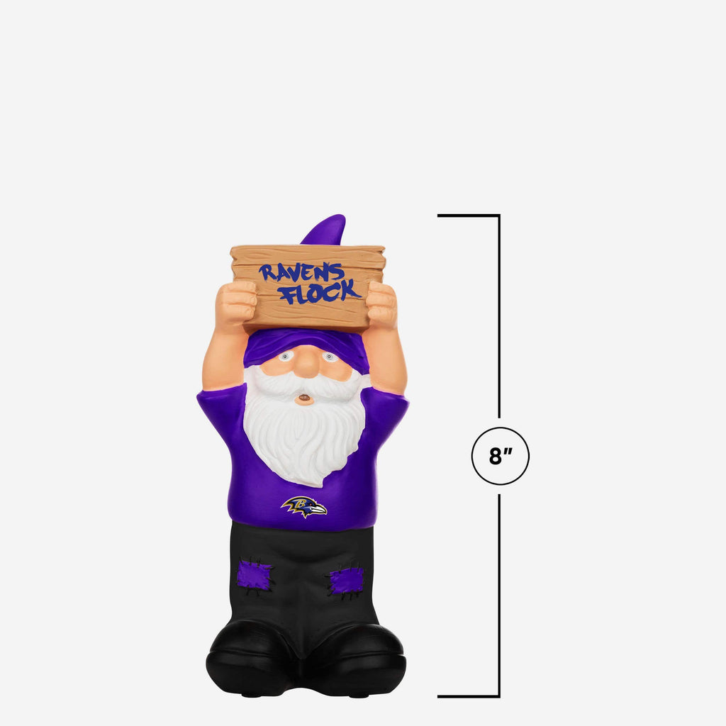 Baltimore Ravens Slogan Sign Mini Gnome FOCO