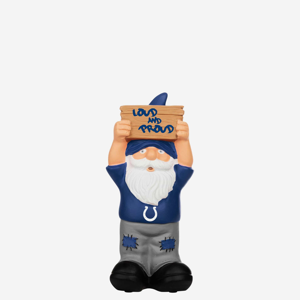 Indianapolis Colts Slogan Sign Mini Gnome FOCO