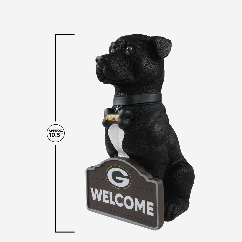 Green Bay Packers American Staffordshire Terrier Statue FOCO