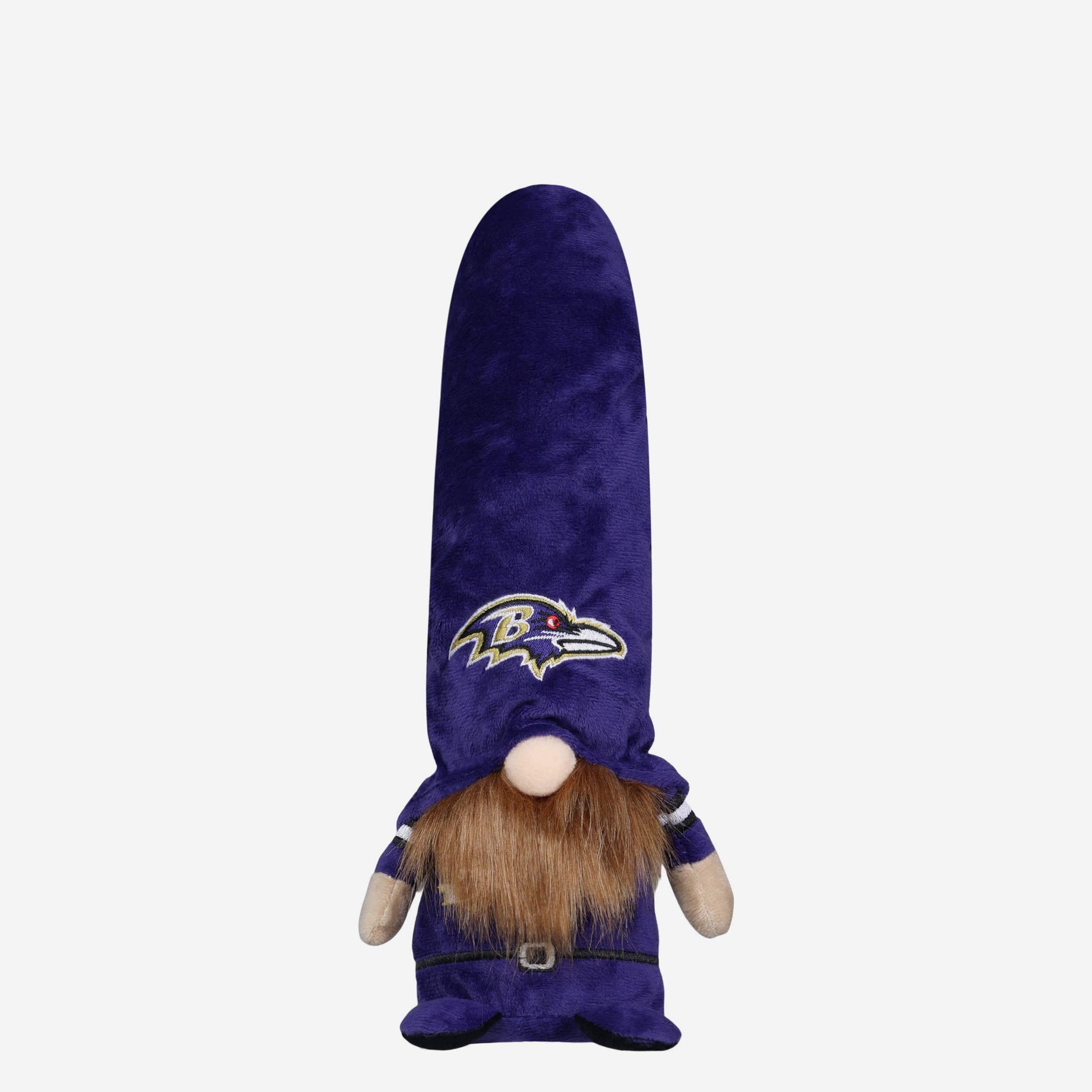 Baltimore Ravens Bearded Stocking Cap Plush Gnome FOCO