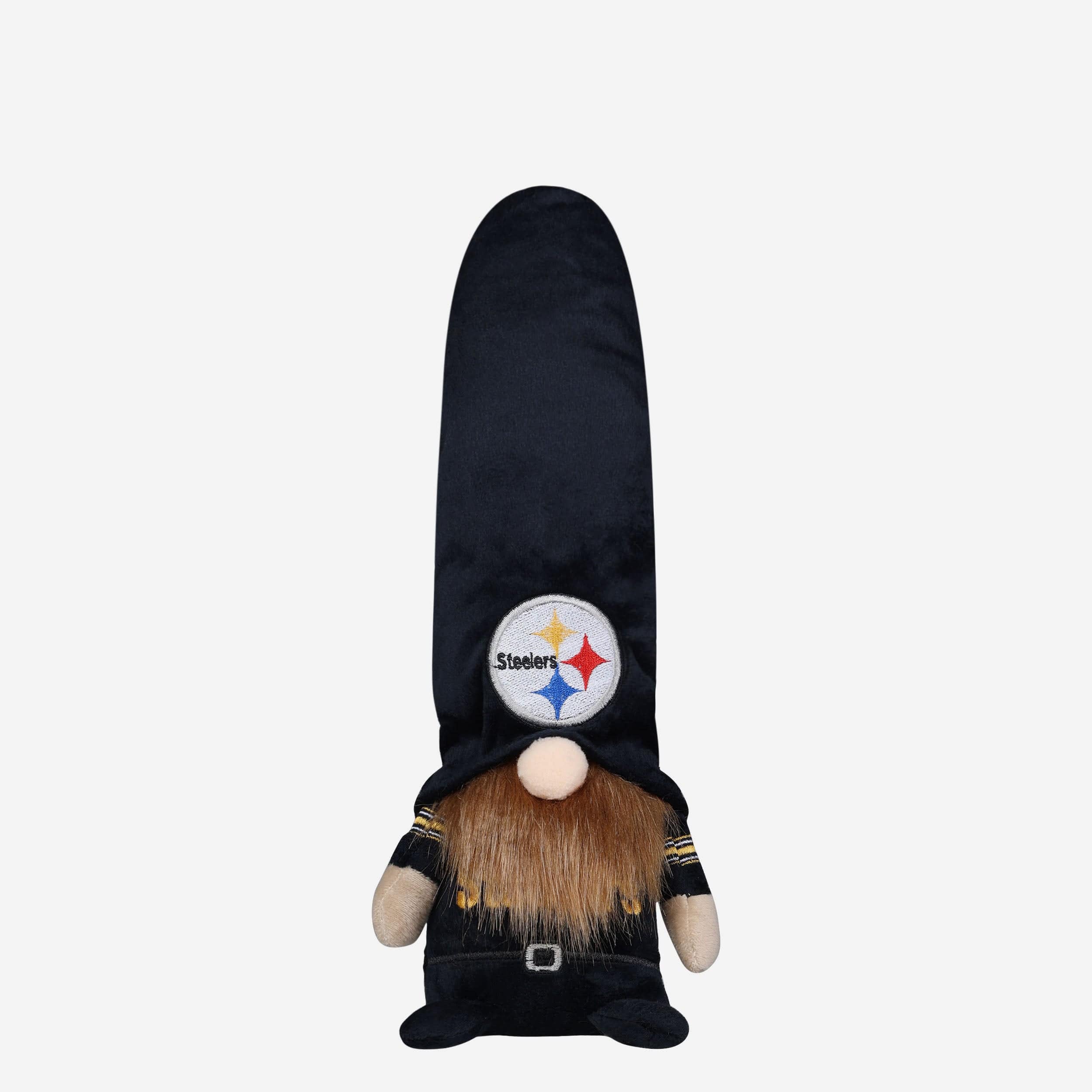 Pittsburgh Steelers Bearded Stocking Cap Plush Gnome FOCO