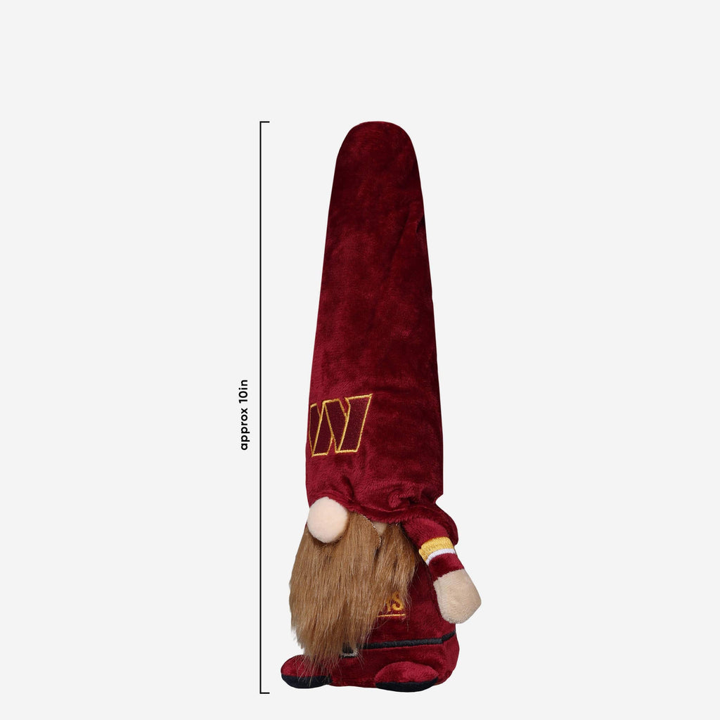Washington Commanders Bearded Stocking Cap Plush Gnome FOCO