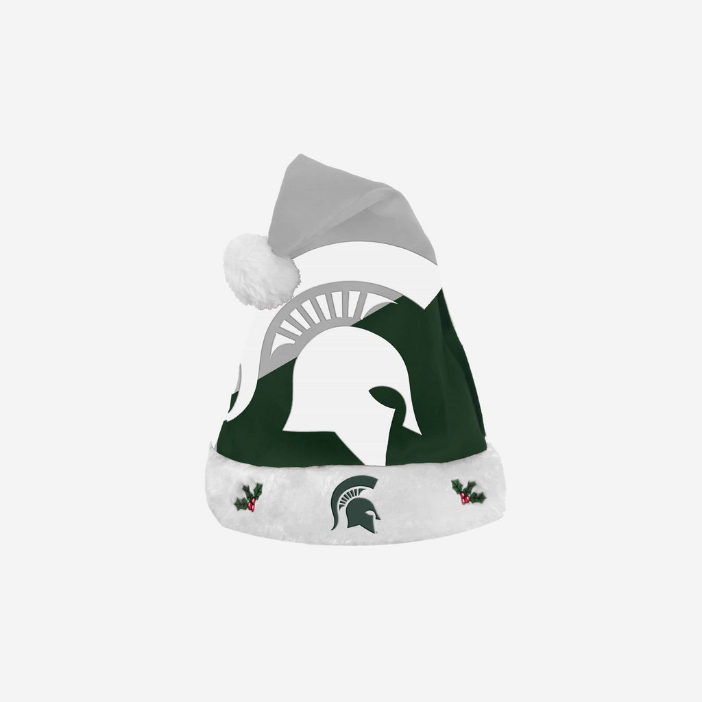 Michigan State Spartans Season Spirit Basic Santa Hat FOCO