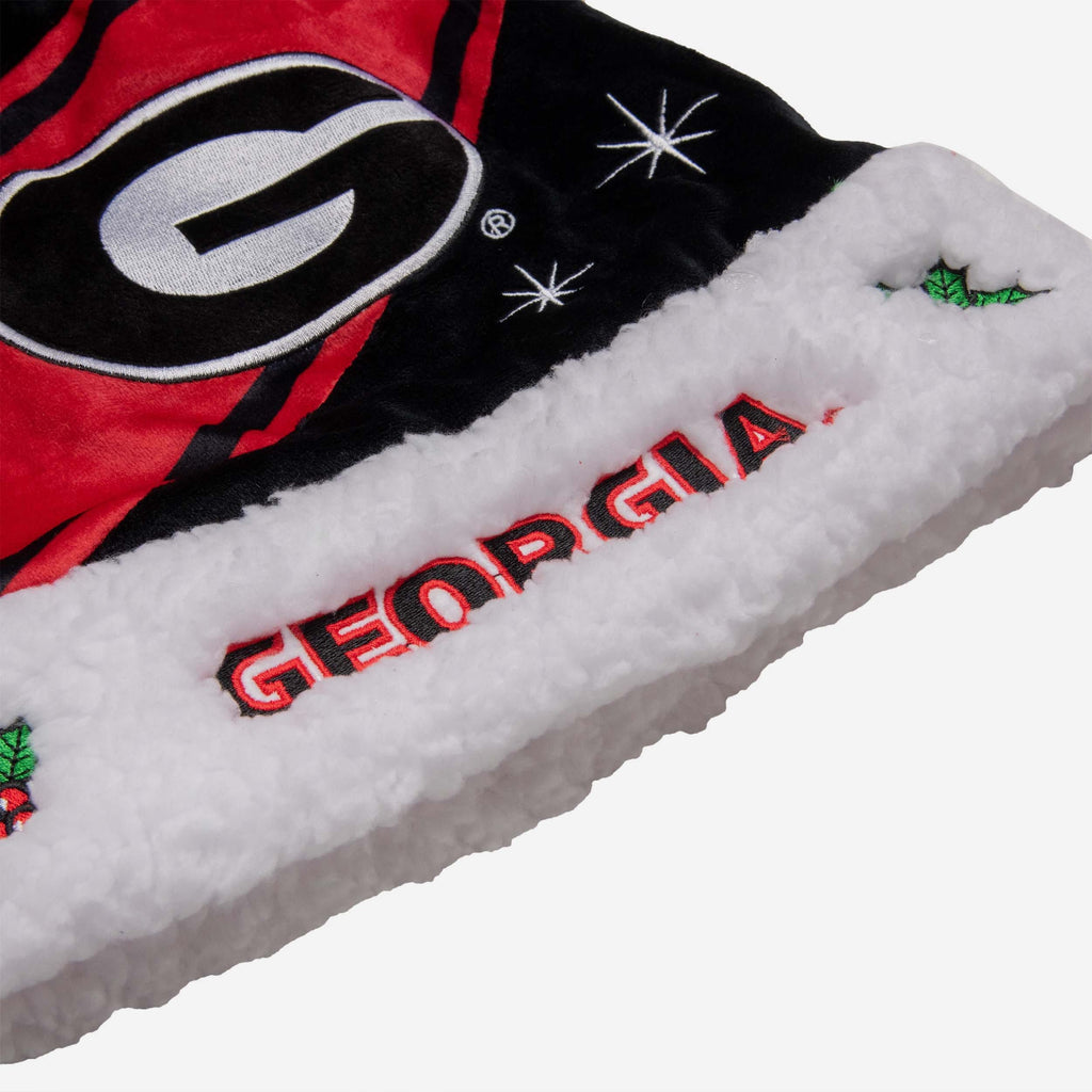 Georgia Bulldogs High End Santa Hat FOCO