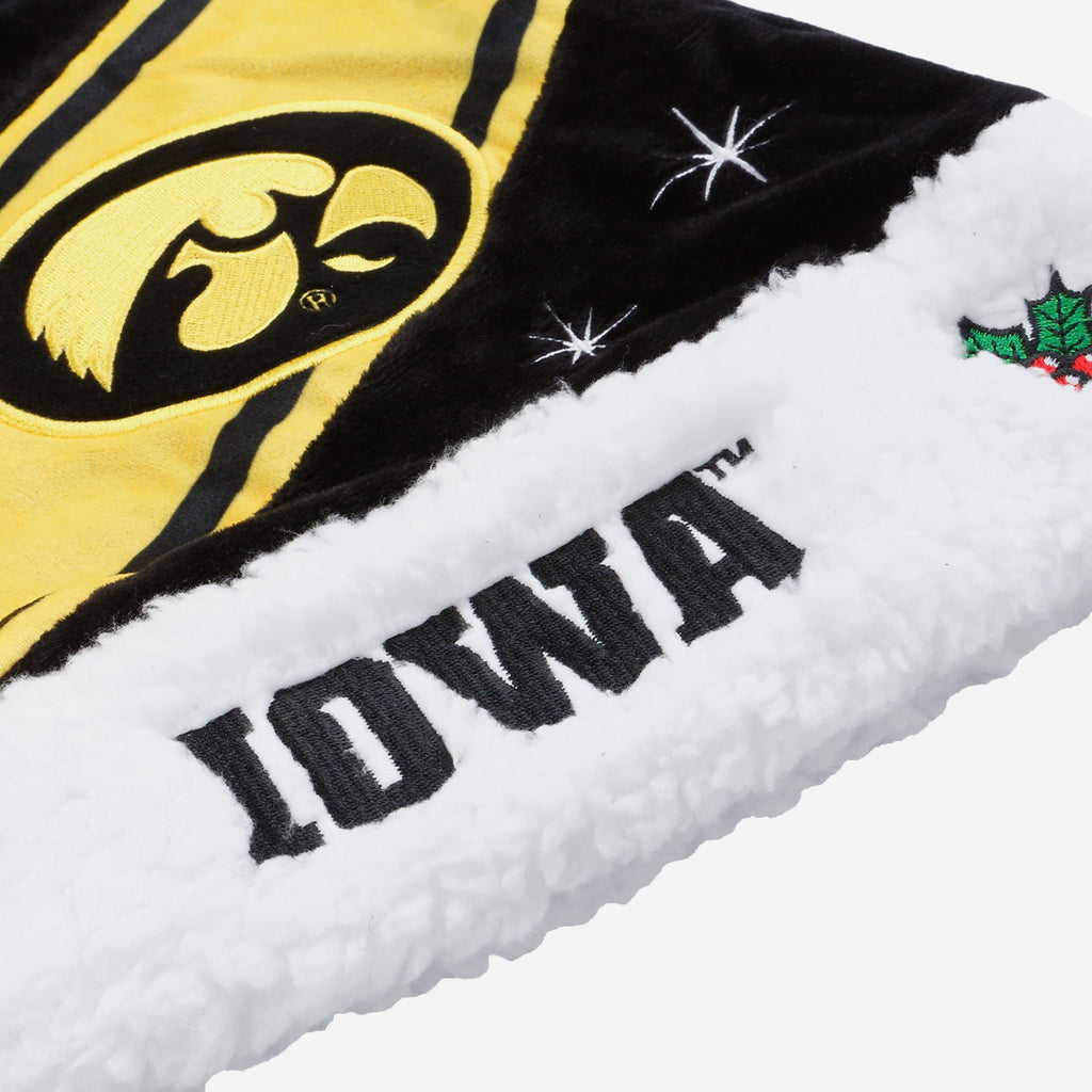 Iowa Hawkeyes High End Santa Hat FOCO