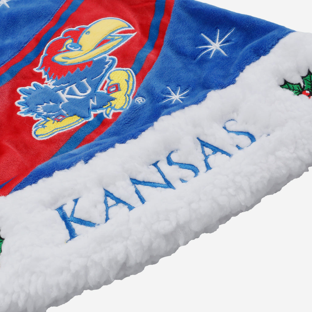 Kansas Jayhawks High End Santa Hat FOCO