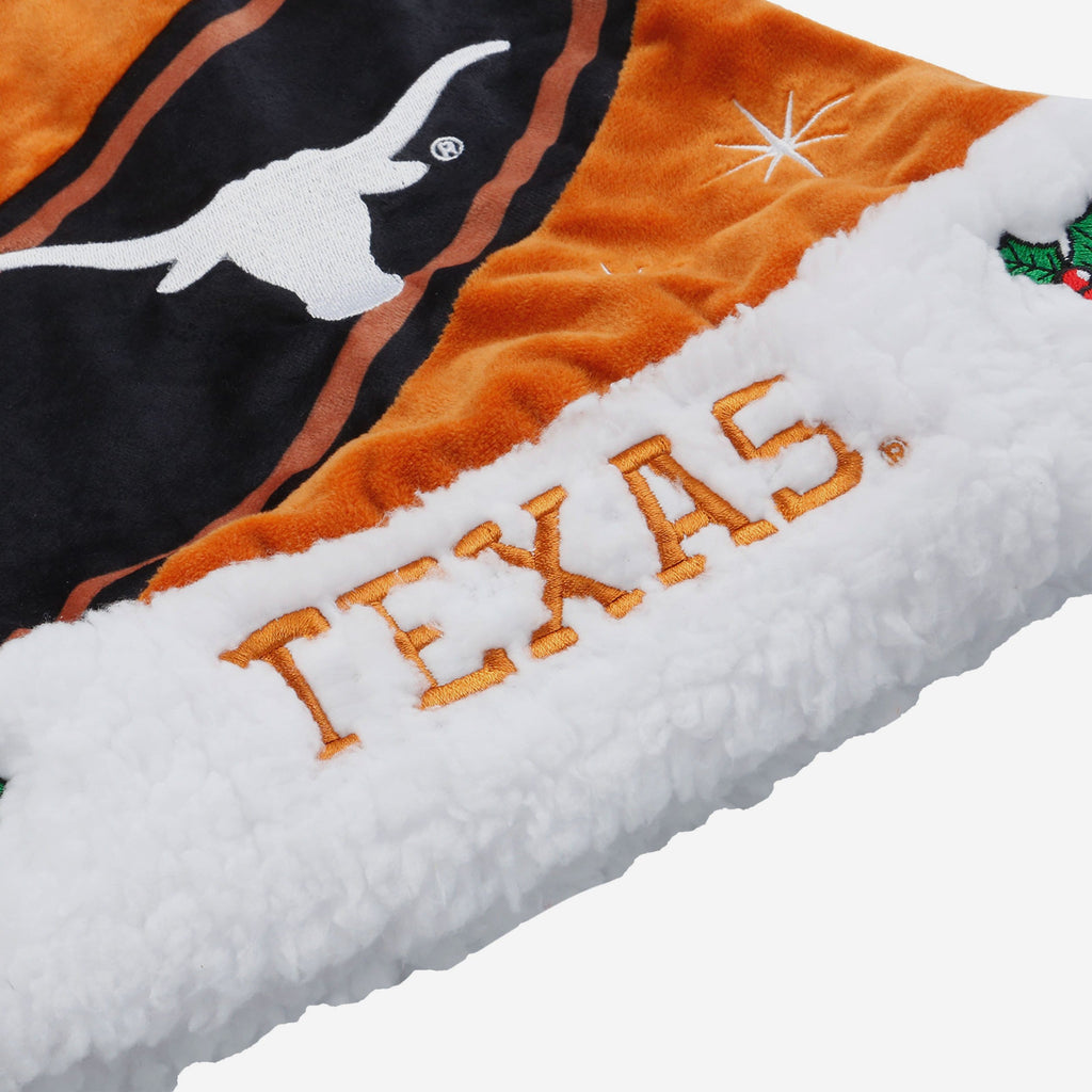 Texas Longhorns High End Santa Hat FOCO