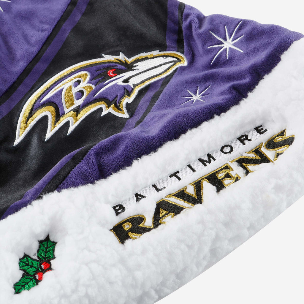Baltimore Ravens High End Santa Hat FOCO