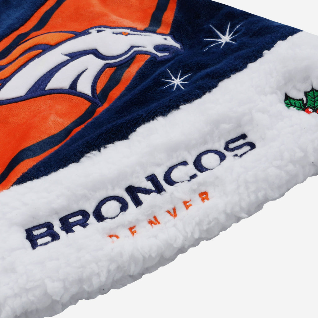 Denver Broncos High End Santa Hat FOCO