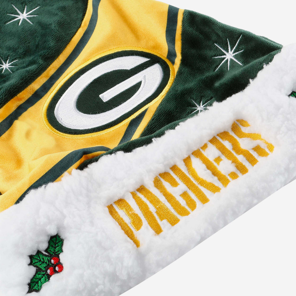 Green Bay Packers High End Santa Hat FOCO