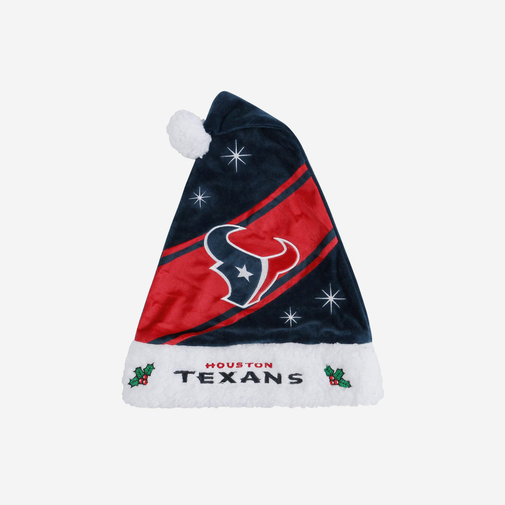 Houston Texans High End Santa Hat FOCO