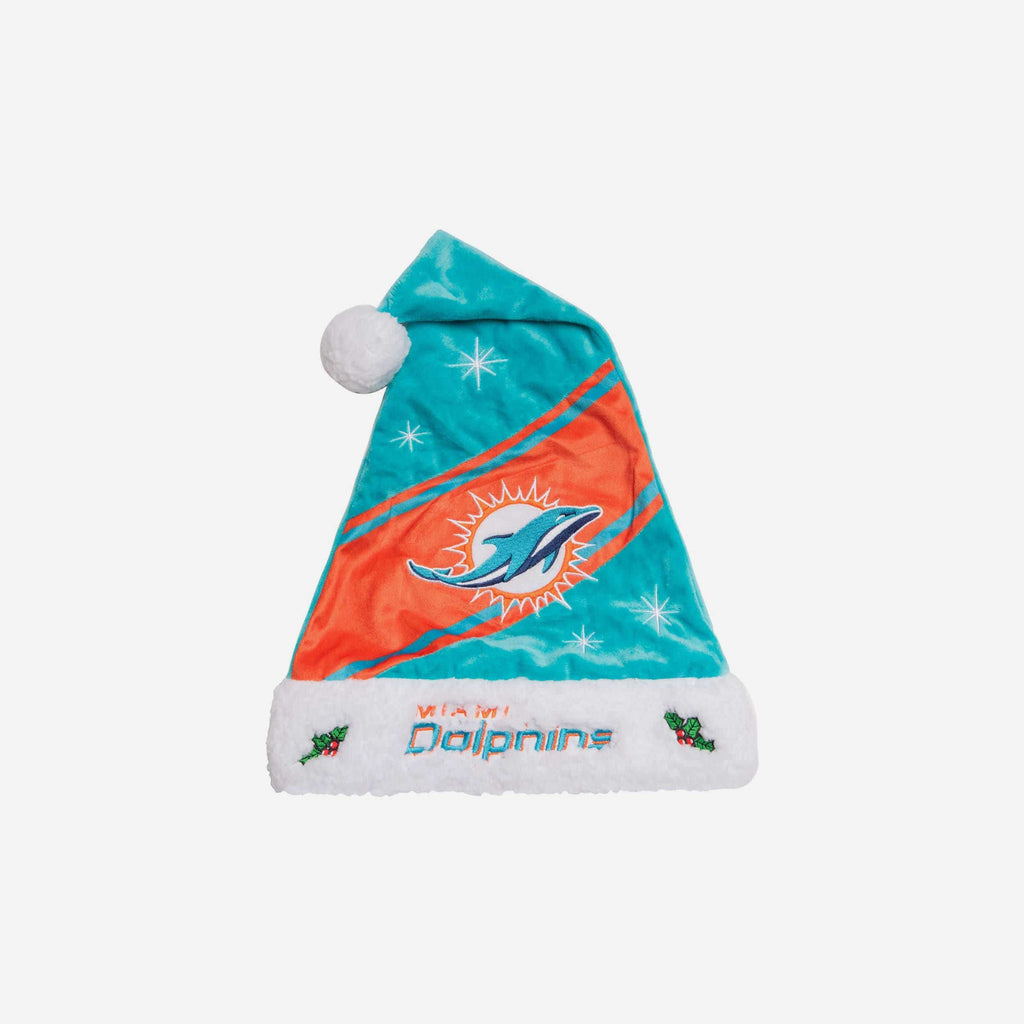 Miami Dolphins High End Santa Hat FOCO