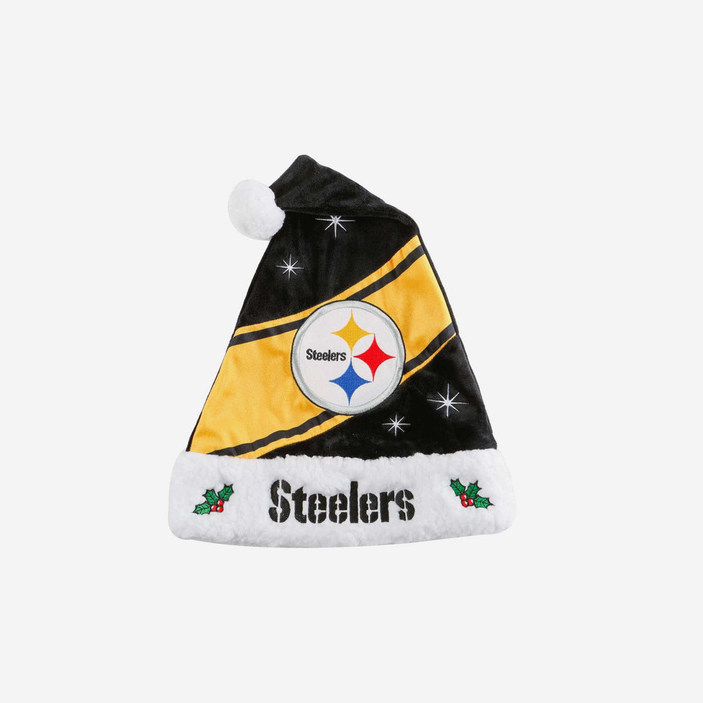 Pittsburgh Steelers High End Santa Hat FOCO