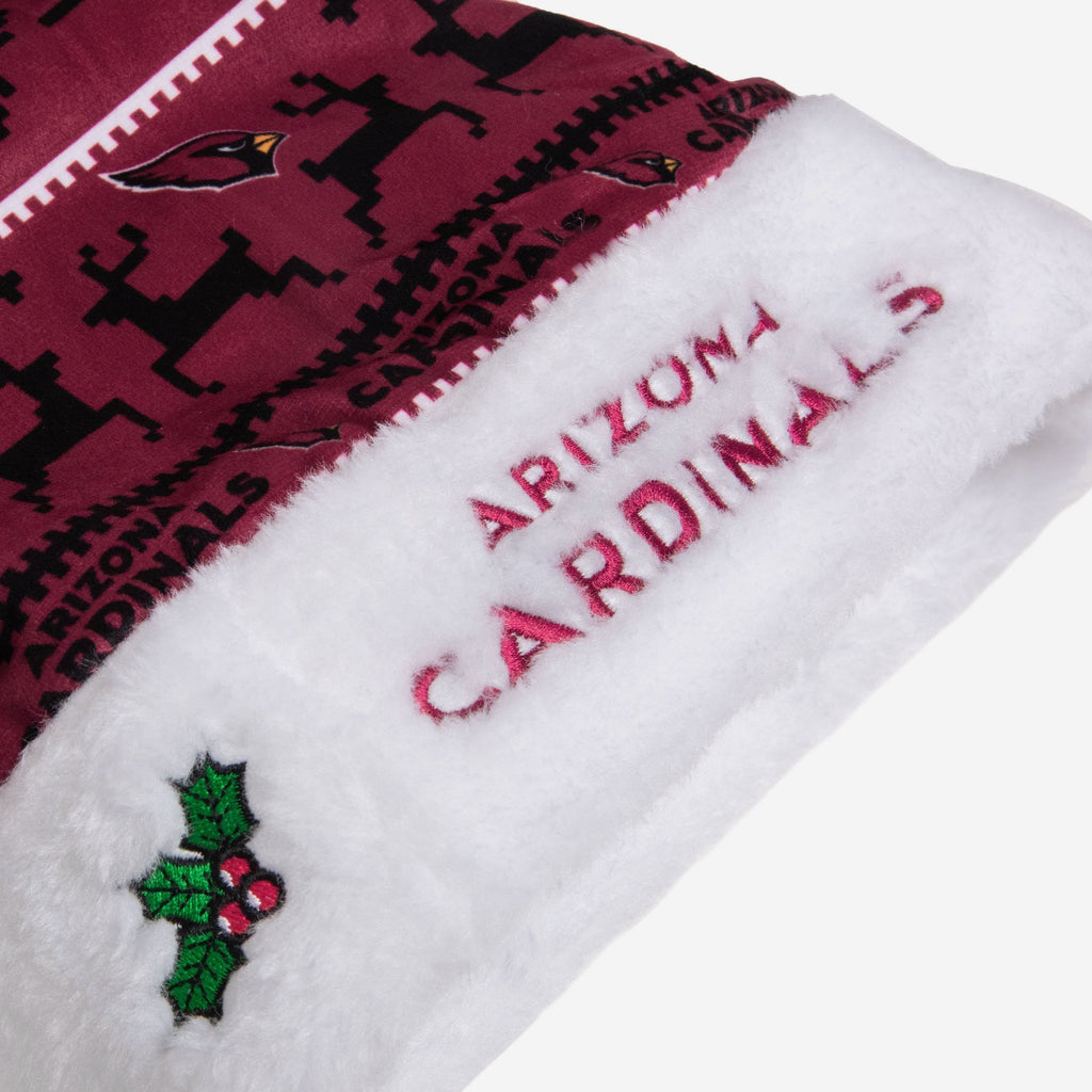 Arizona Cardinals Family Holiday Santa Hat FOCO