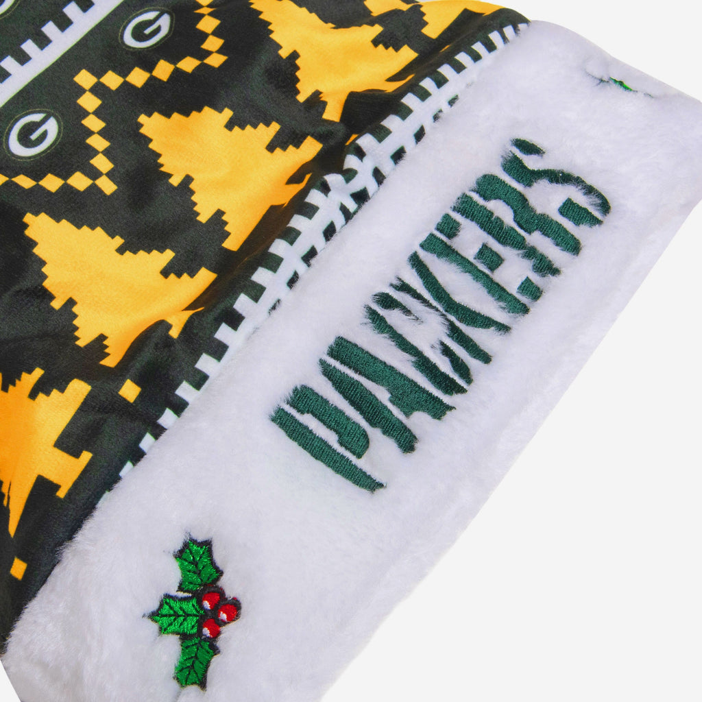 Green Bay Packers Family Holiday Santa Hat FOCO